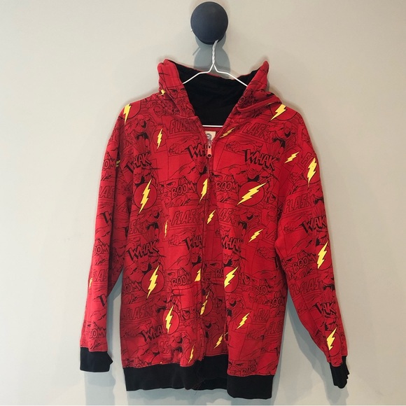 DC Comics | Shirts | Dc Comics The Flash Comic Book Hoodie | Poshmark